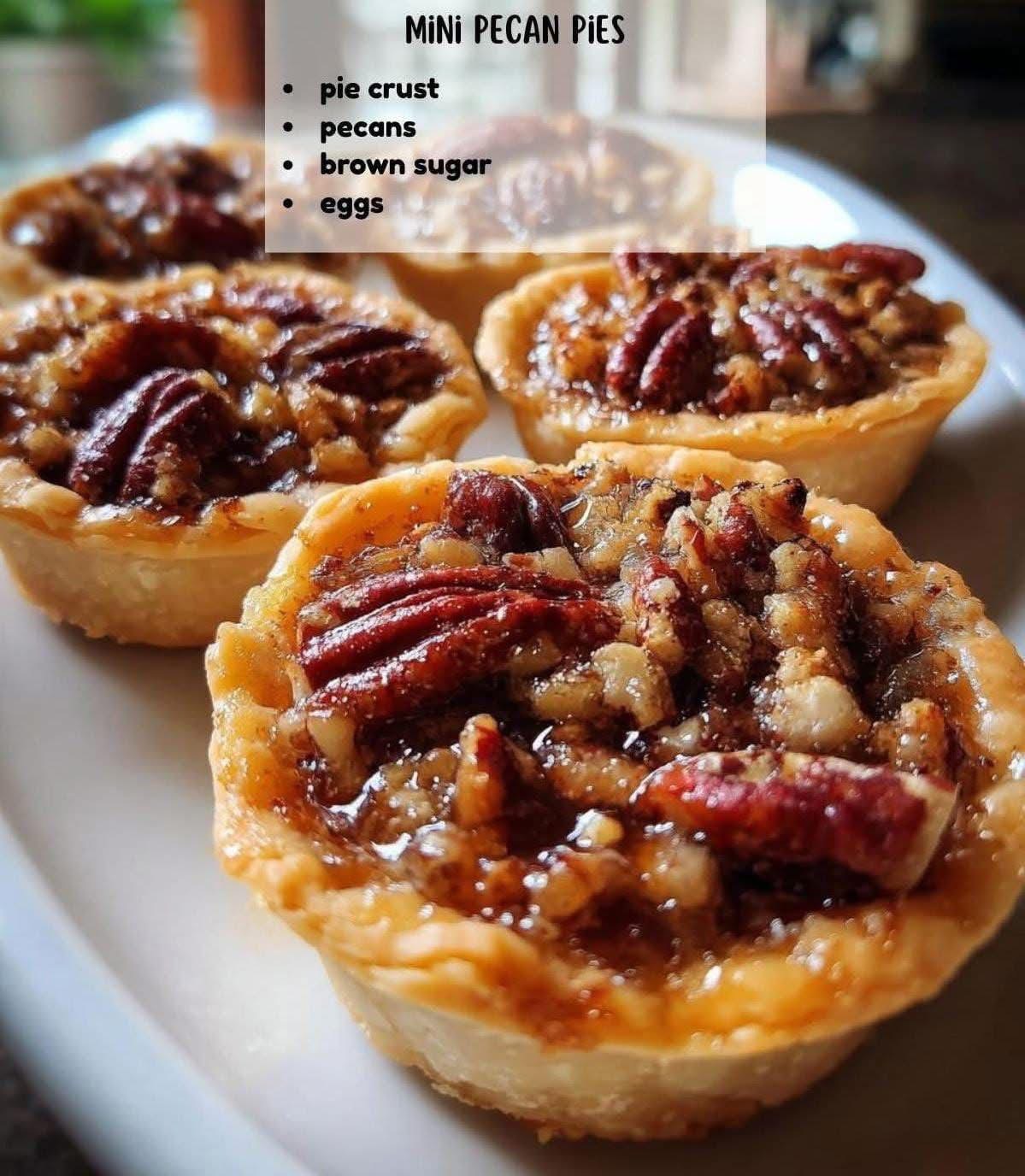 Mini Buttery Pecan Pie Bites – Best Recipes